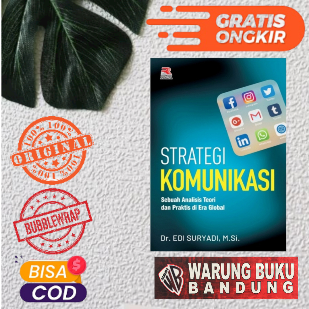 Jual Buku Strategi Komunikasi Sebuah Analisis Teori dan Praktis di Era ...