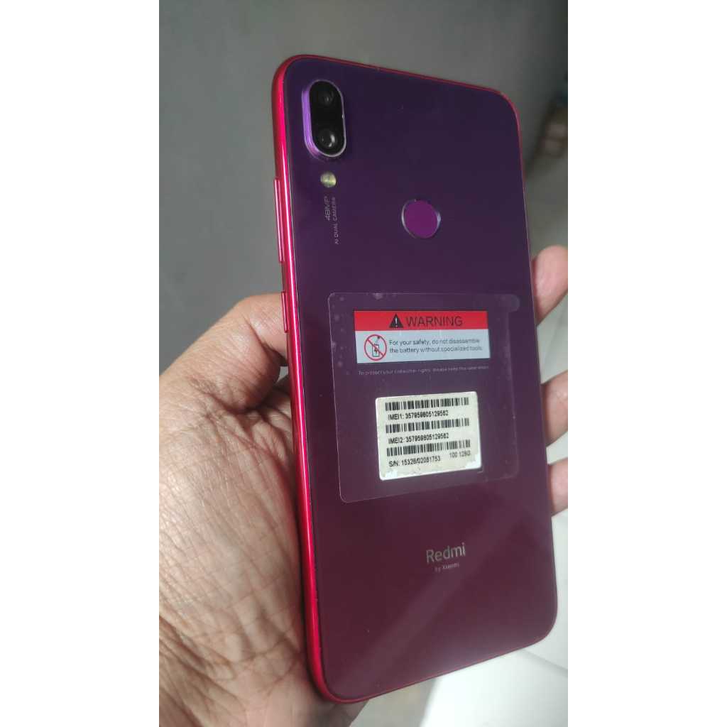 Jual redmi note 7 4/64 fulset | Shopee Indonesia
