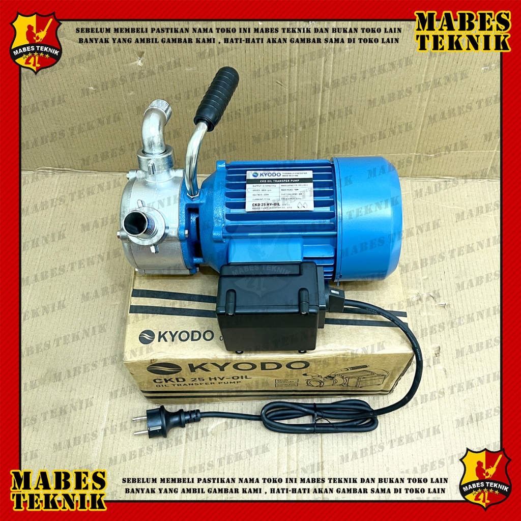 Jual KYODO CKD 25HV OIL 25 HV - POMPA MINYAK OLI SOLAR TRANSFER PUMP ...