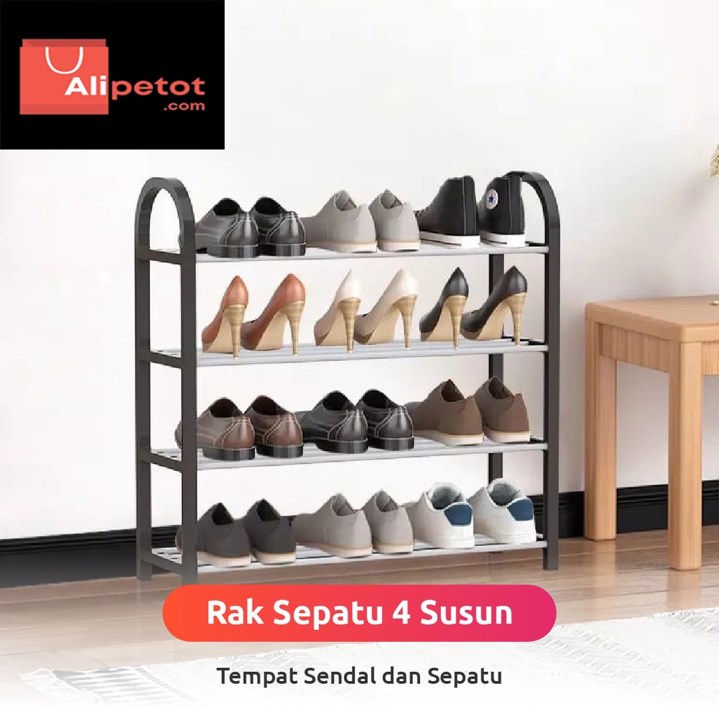 Jual Rak Sepatu 4 susun dan 5 Susun| rak sandal 4 & 5 Tingkat Plastik ...