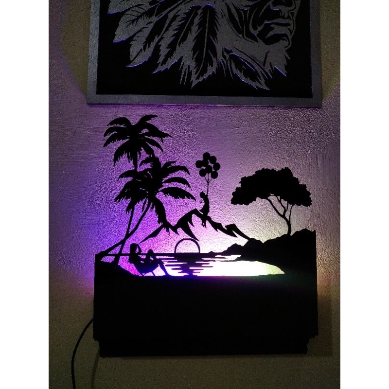 Jual Hiasan dinding lampu tema gunung | Shopee Indonesia