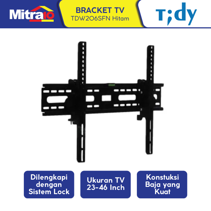 Jual Tidy Bracket TV Dinding TDW206SFN 23 - 55 Inch Hitam | Shopee ...