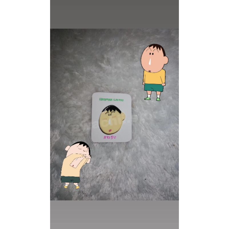 Jual HANDMADE CLAY PIN BOCHAN ( TEMAN SHINCHAN YANG INGUSAN) | Shopee ...