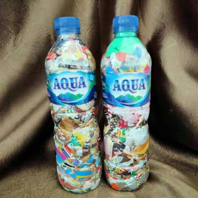 Jual Ecobrick botol Aqua/ Le Mineral 600 Ml | Shopee Indonesia