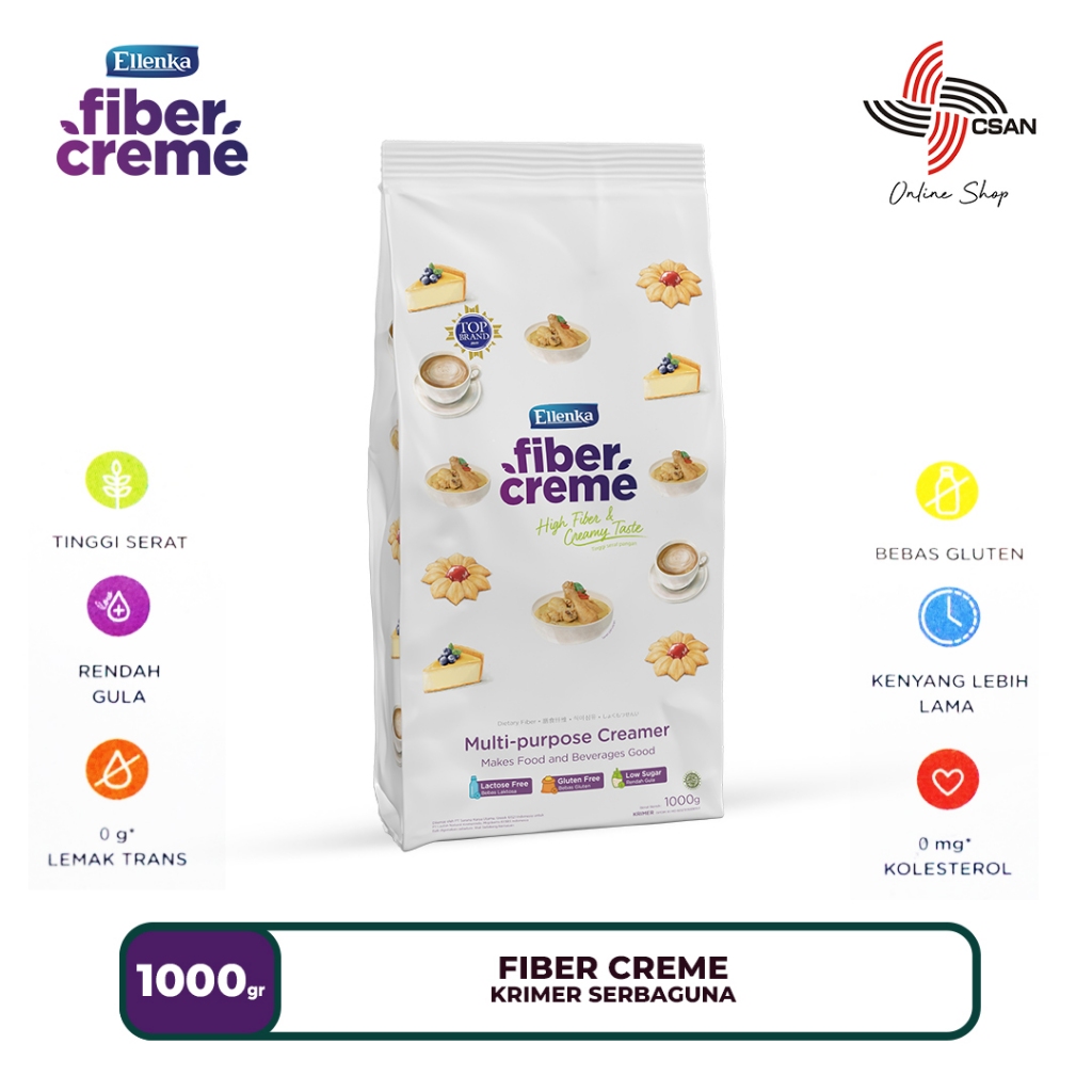 Jual Fiber Creme 1.000 gram / 1kg | Krimer Serba Guna Pengganti Santan ...