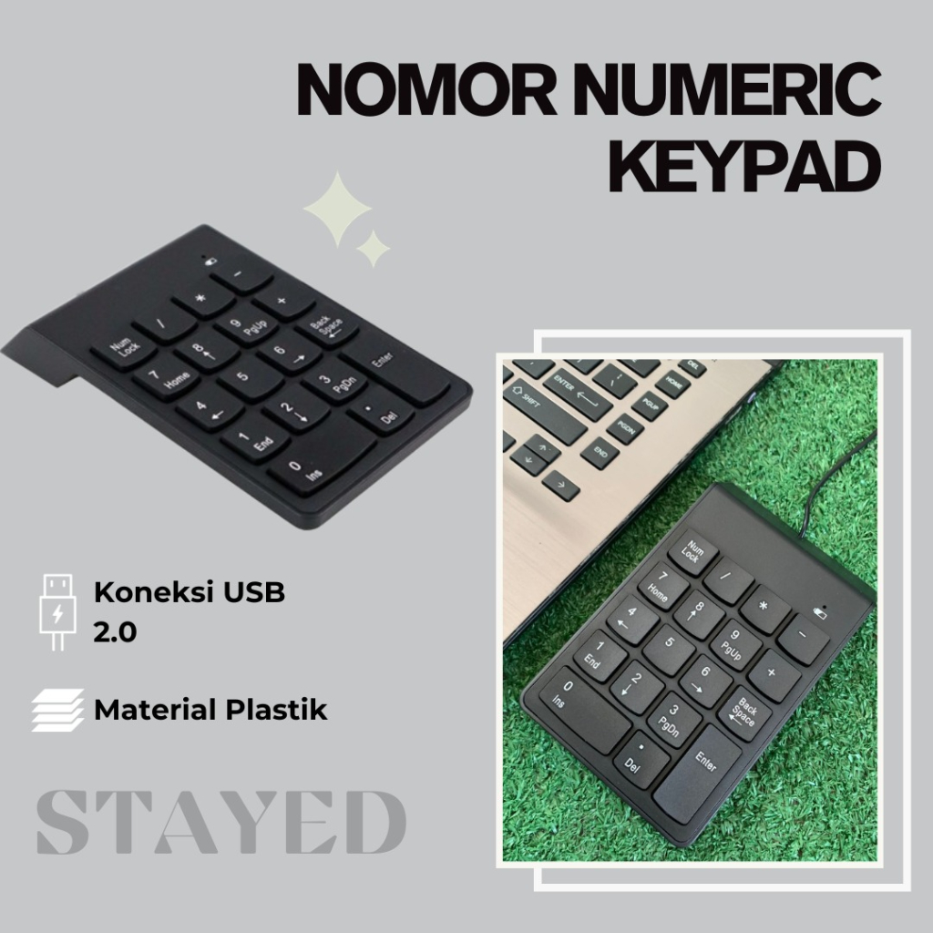 Jual Keyboard Nomor Numeric Keypad Numpad Kasir Usb K24 Murah