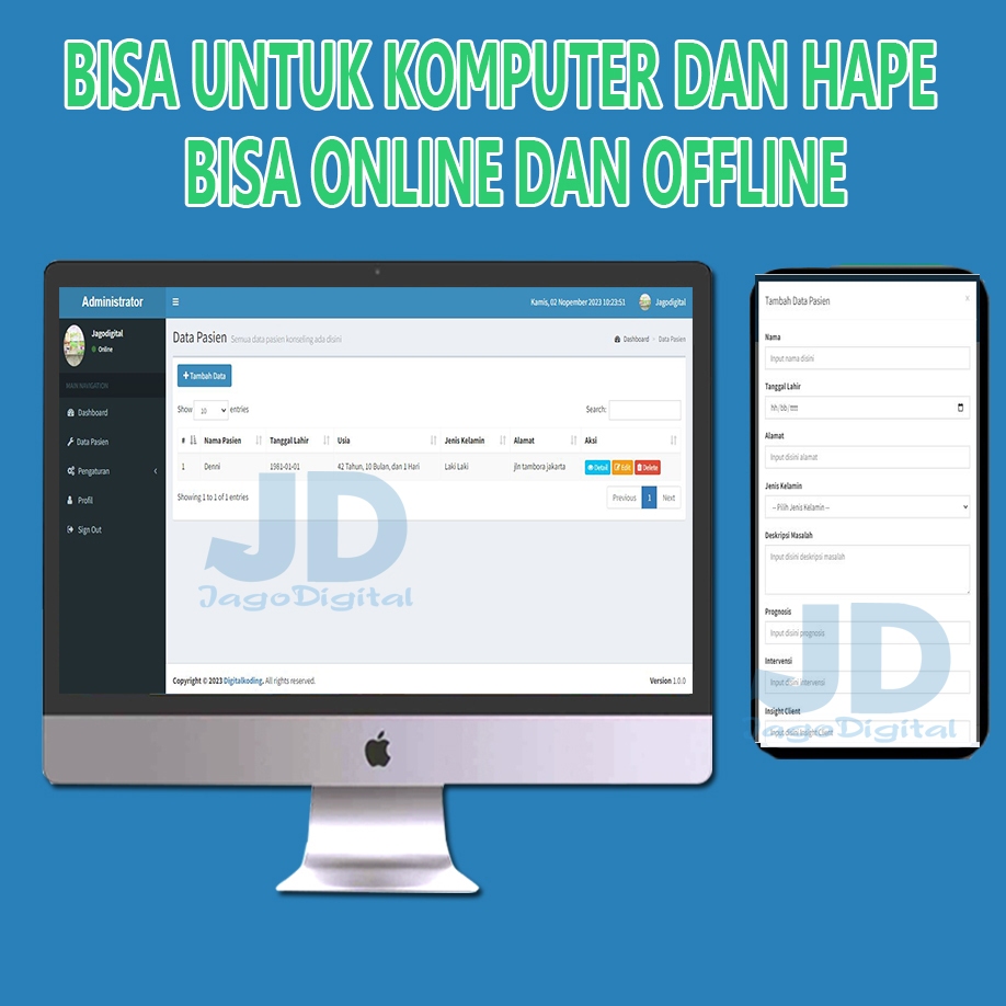 Jual Aplikasi pencatatan data klien konseling | Shopee Indonesia