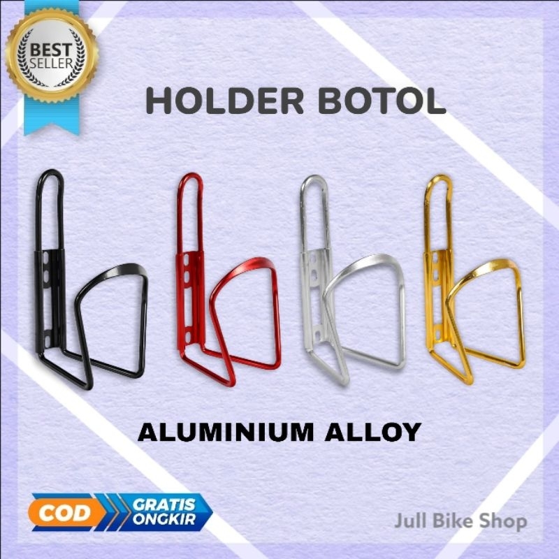 Jual Holder botol minum alloy sepeda aluminium tempat mtb lipat cage ...