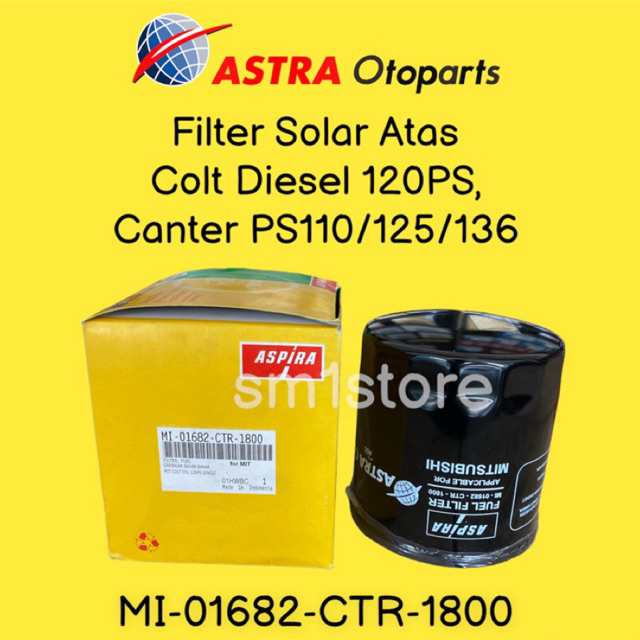 Jual Filter Solar Atas Canter PS110 PS125 PS136 01682-CTR | Shopee ...