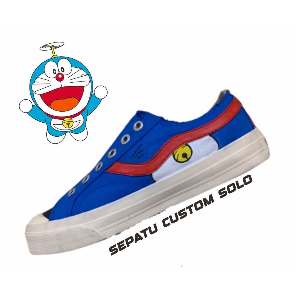 Jual SEPATU VENTELA CUSTOM DORAEMON | Shopee Indonesia