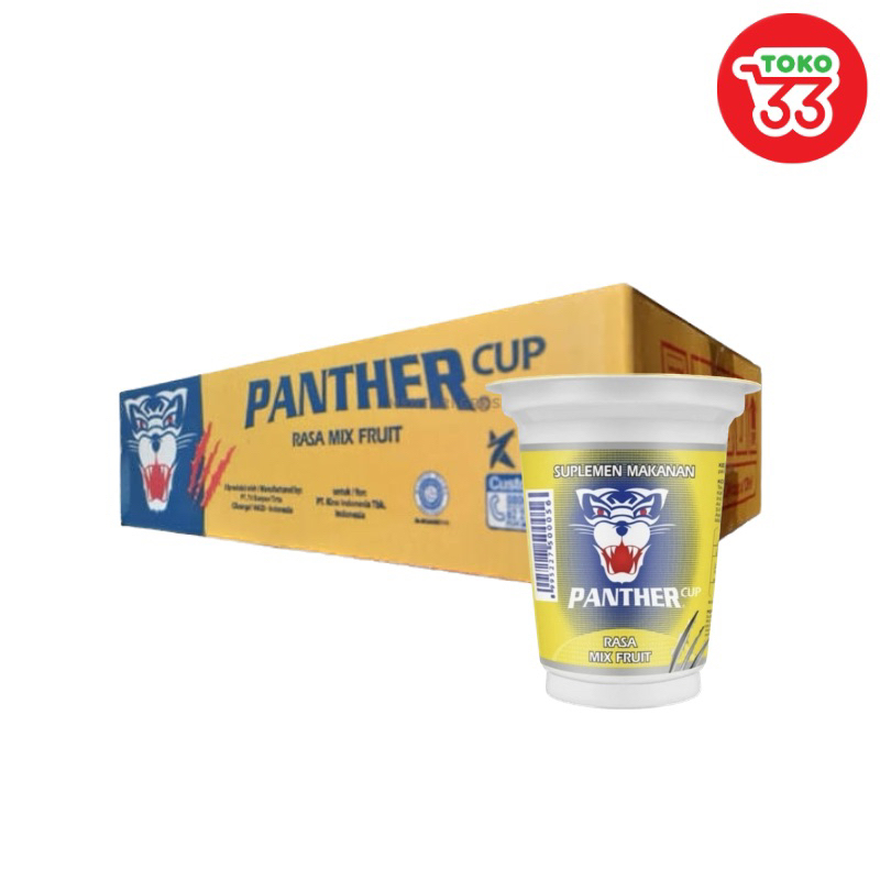 Jual Panther Cup Energy Drink Mix Fruit isi 24 cup | Shopee Indonesia