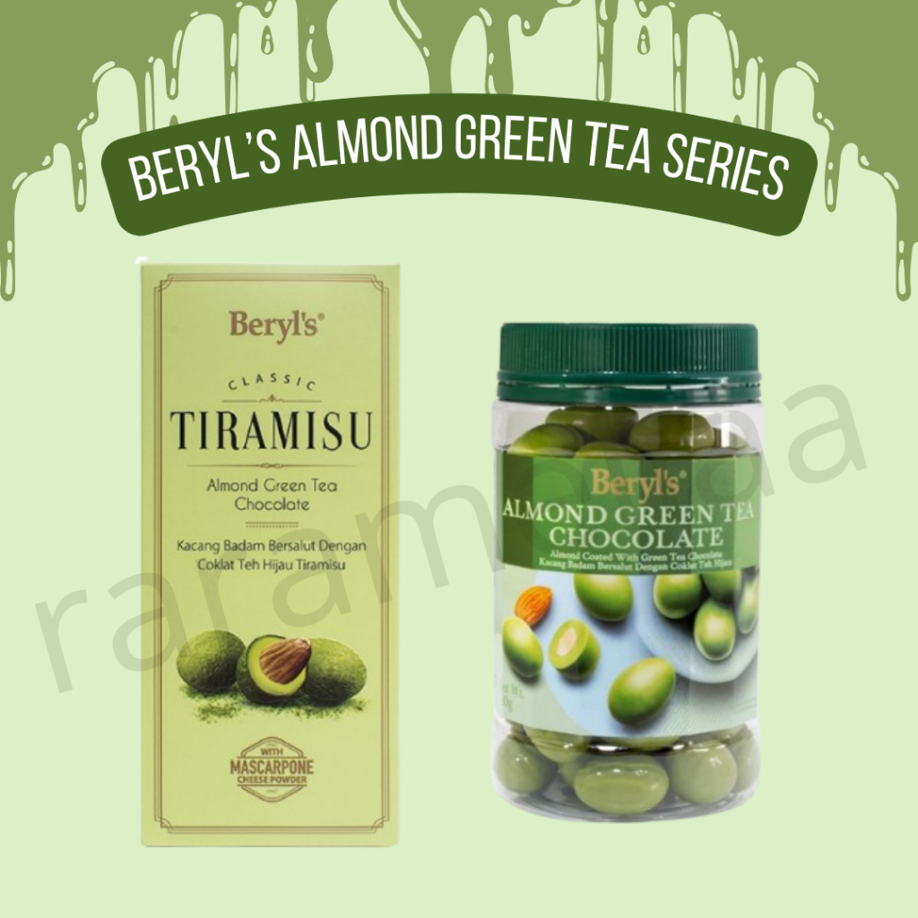 Jual Beryl's chocolate green tea 200gr & 410gr tiramisu/toples | Shopee ...