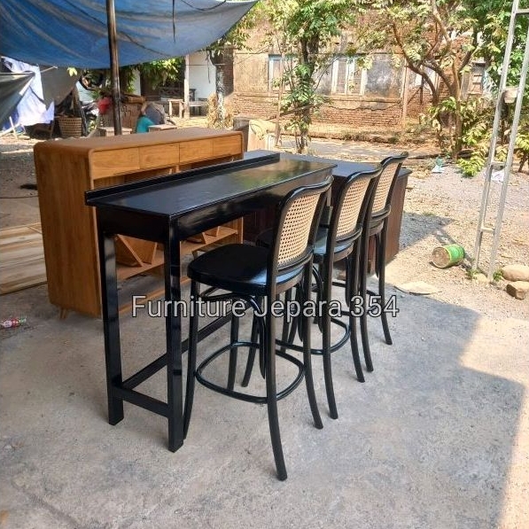 Jual Set Meja Kursi Bar Kayu Jati | Shopee Indonesia