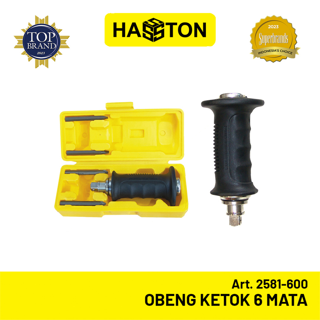 Jual Hasston Obeng ketok 6 Mata HD / Impact Driver Set (2581-600 ...