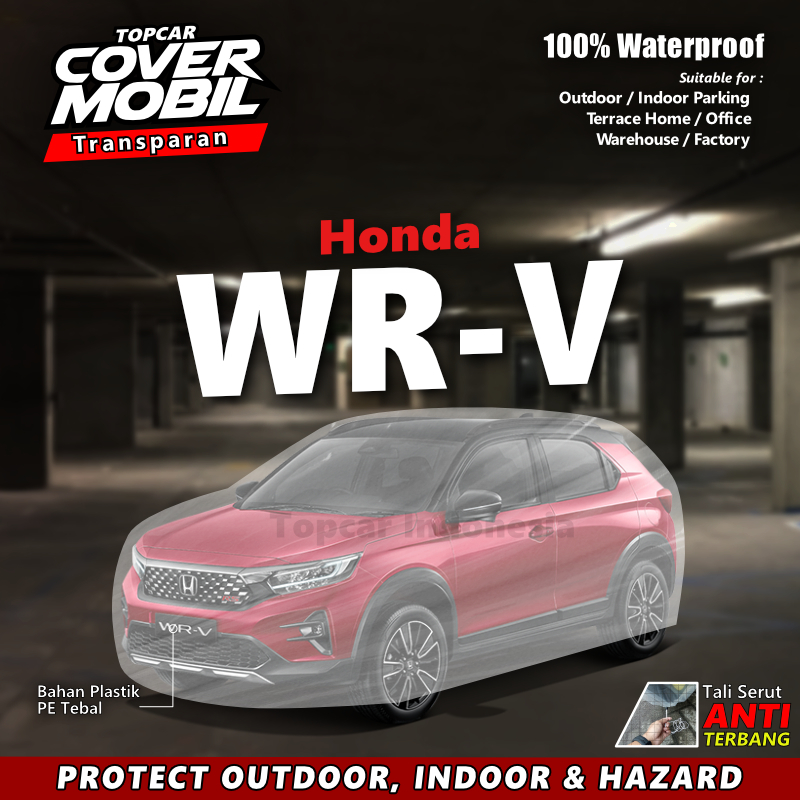 Jual Cover Mobil Honda WRV Transparan Waterproof by TOPCAR | Shopee ...