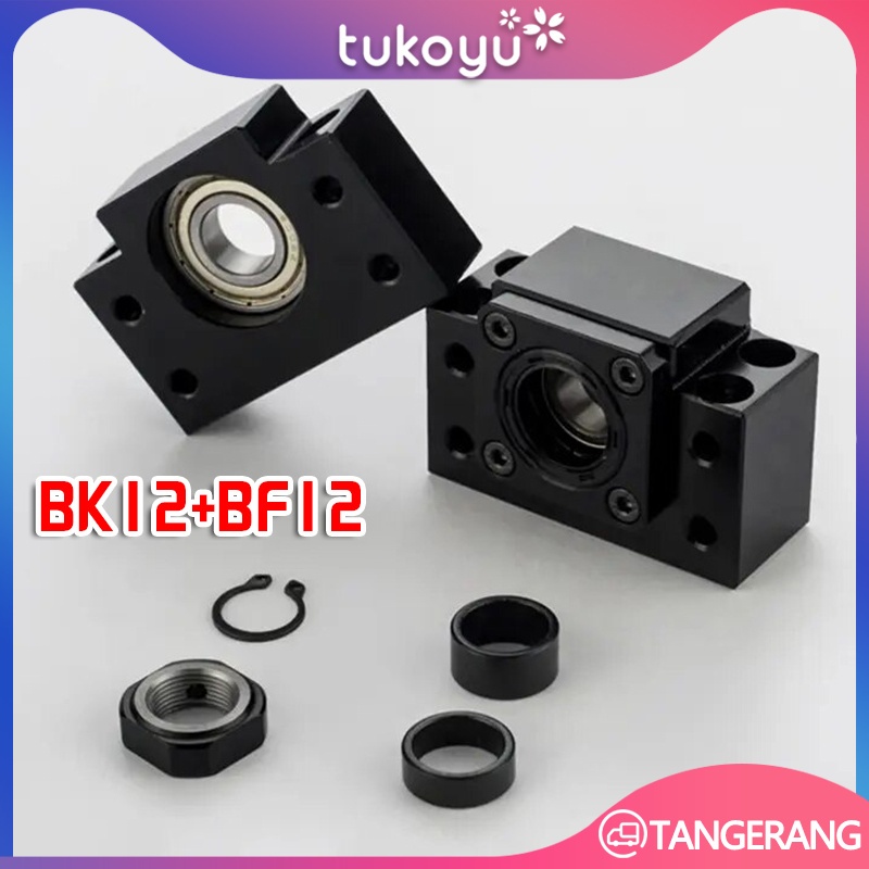 Jual BK12 BF12 End Support Ballscrew/BK BF 12 Dudukan Pendukung Sekrup Holder Shaft | Shopee ...