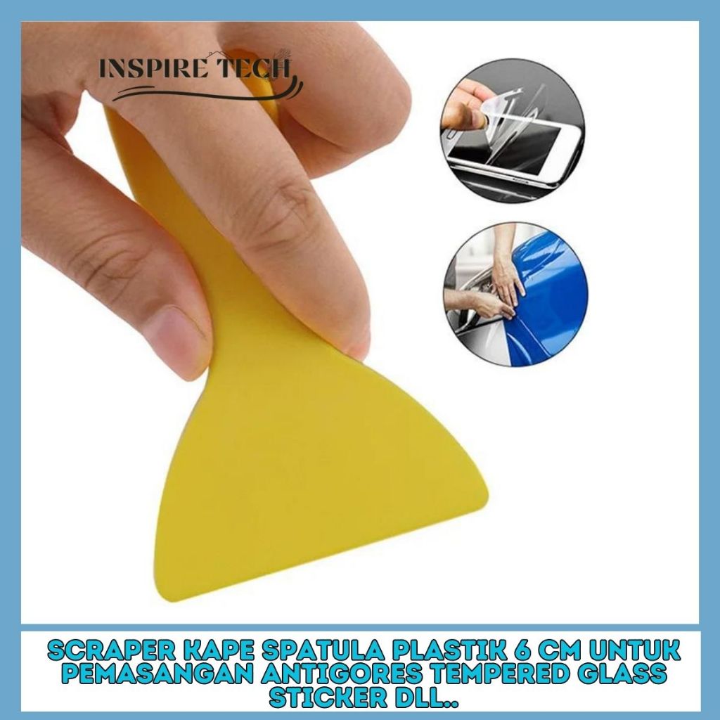 Jual Alat Bantu Pasang Stiker Wallpaper SCRAPER PLASTIK PERATA Sticker ...