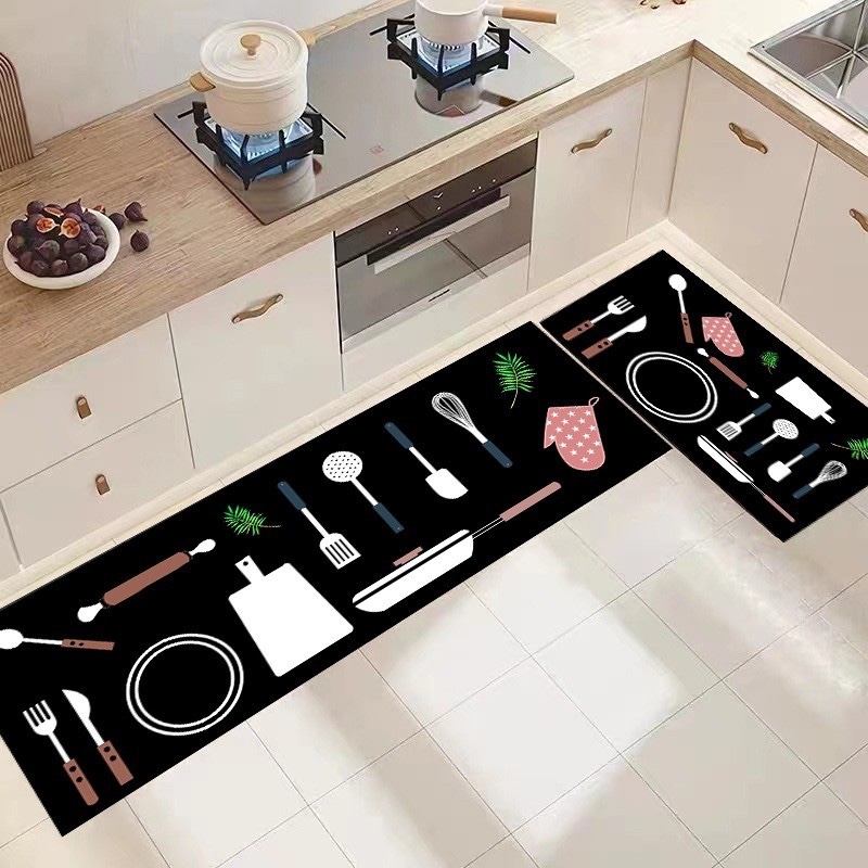 Jual Keset Dapur Anti Slip Keset Dapur Modern Keset Alas Lantai 2 in 1 ...