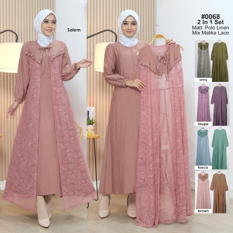 Jual Gamis Outer 2 in 1 set | Shopee Indonesia