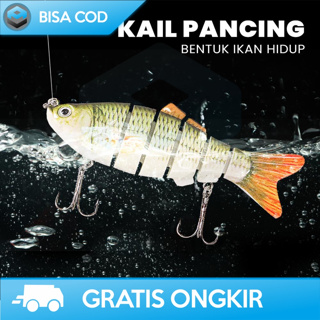 Jual KAIL PANCING BENTUK IKAN HIDUP UMPAN MANCING IKAN TIRUAN FISHING ...