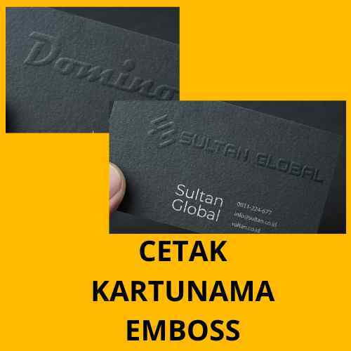 Jual Cetak Kartu Nama Emboss | Shopee Indonesia