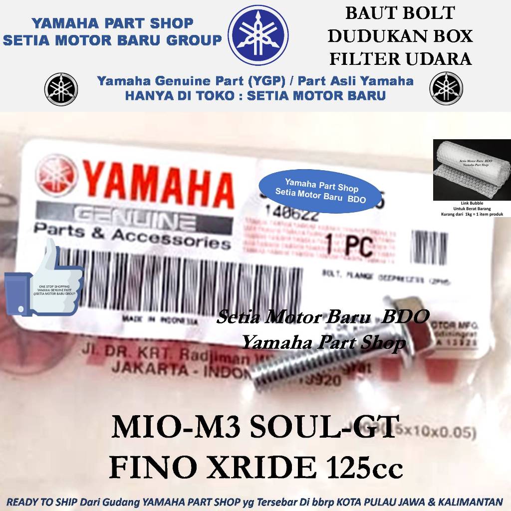 Jual Baut Bolt Dudukan Box Filter Udara SoulGT MioM3 Xride Fino 125cc ...