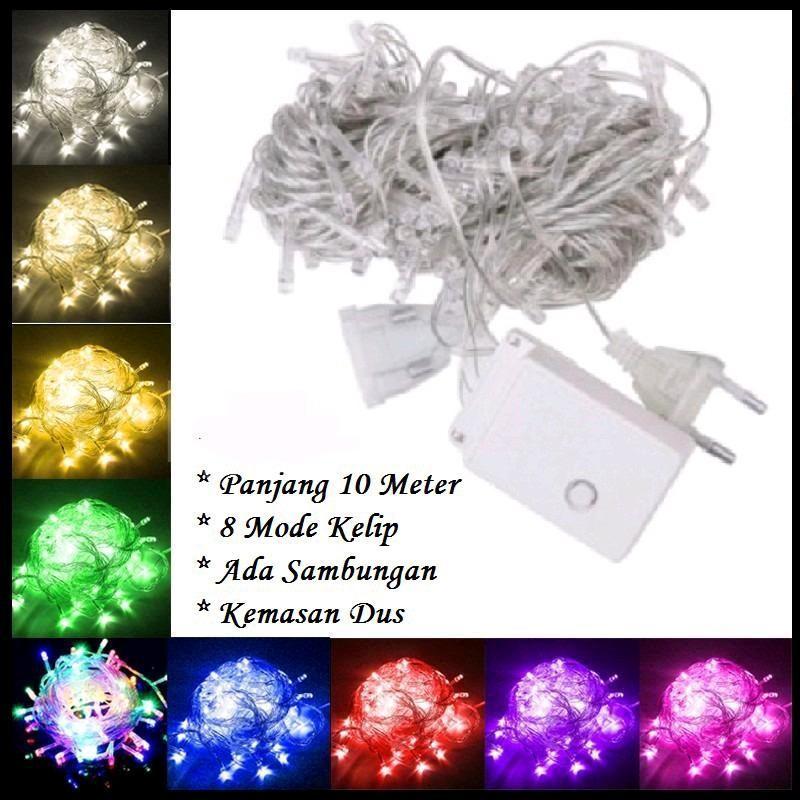 Jual Lampu LED Tumblr Tumbler 10 Meter 50 Mata Led Lampu Hias Taman ...