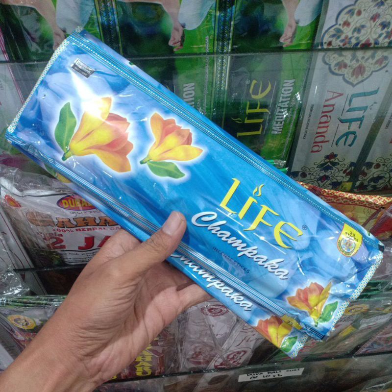 Jual Dupa Aromaterapi Champaka Life darshan 1 bungkus | Shopee Indonesia