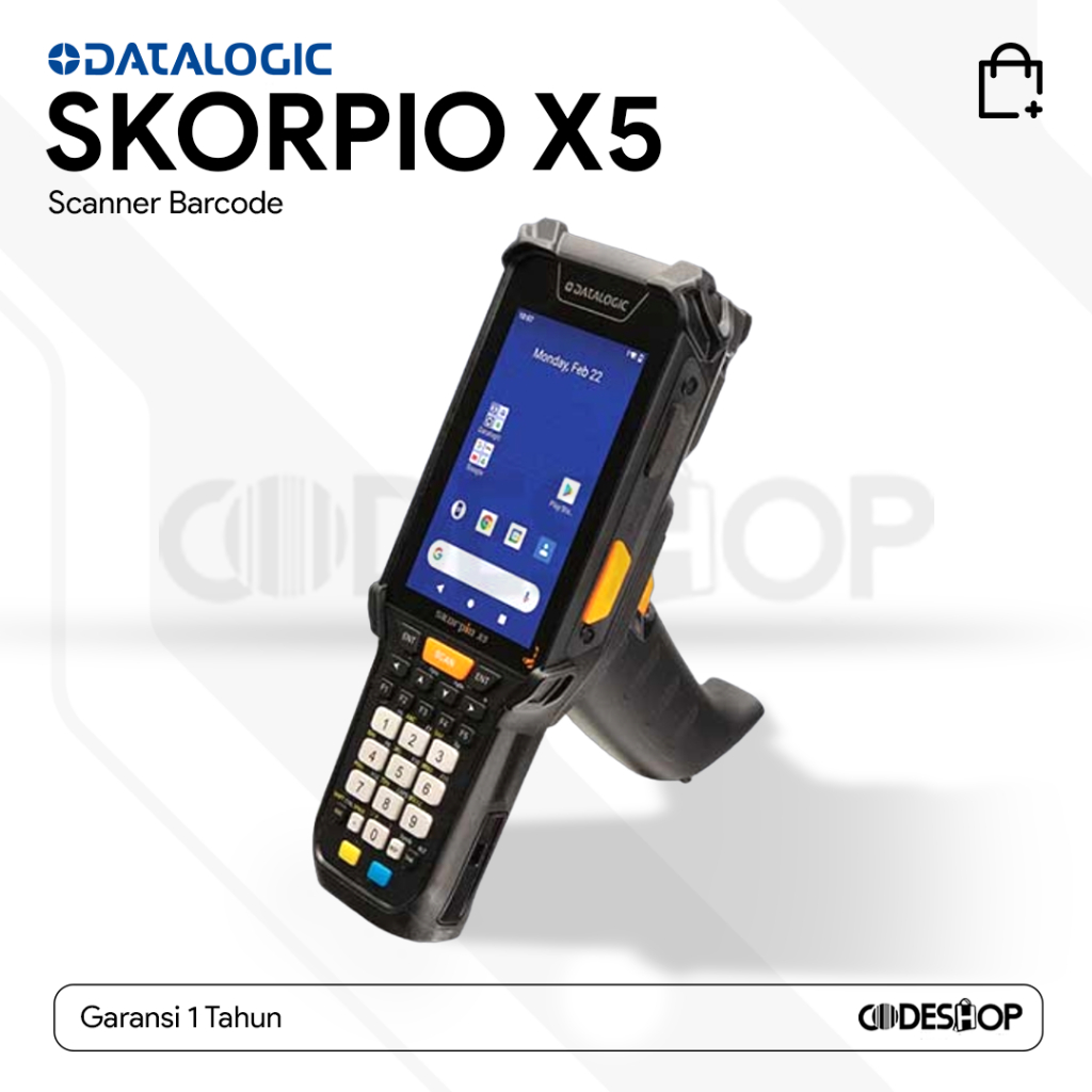 Jual Datalogic Skorpio X5 Scanner Barcode 2D Scan QR Code PDT PDA ...