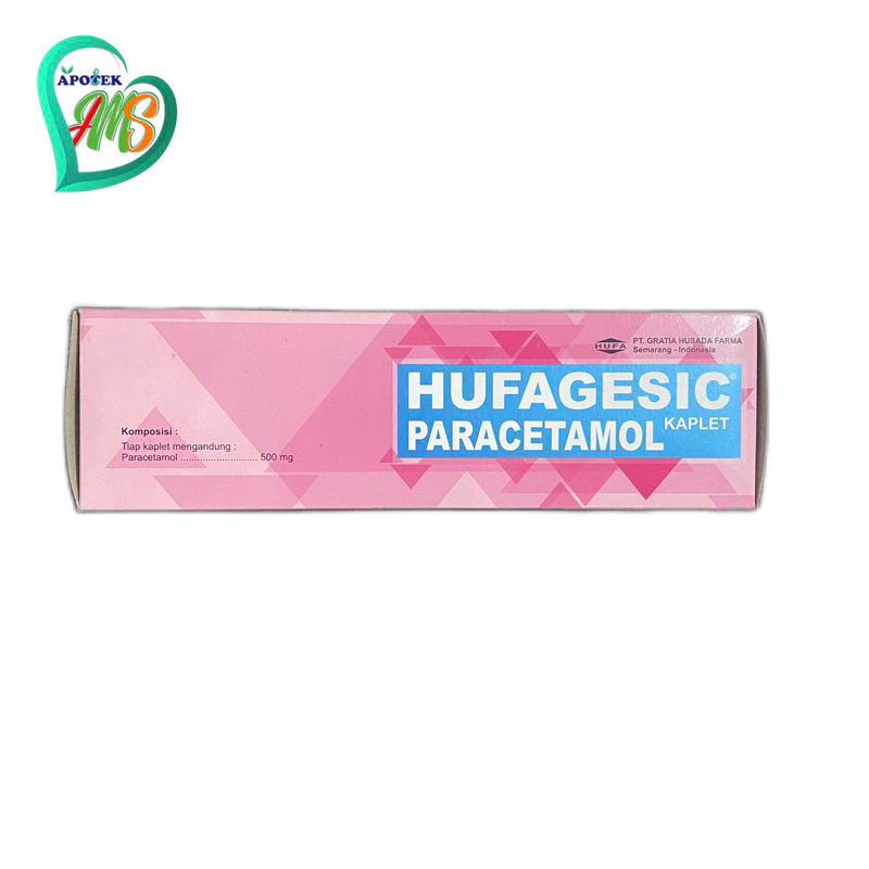 Jual HUFAGESIC PARACETAMOL STRIP ISI 10 TABLET | SAKIT KEPALA, SAKIT ...