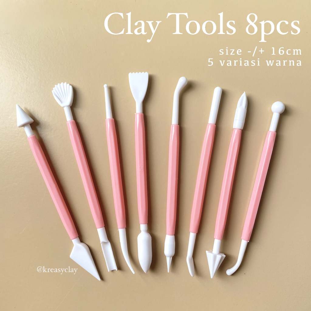 Jual 8pcs Clay Tools - Fondant Tools - Alat Pembentuk Fondant Kue ...