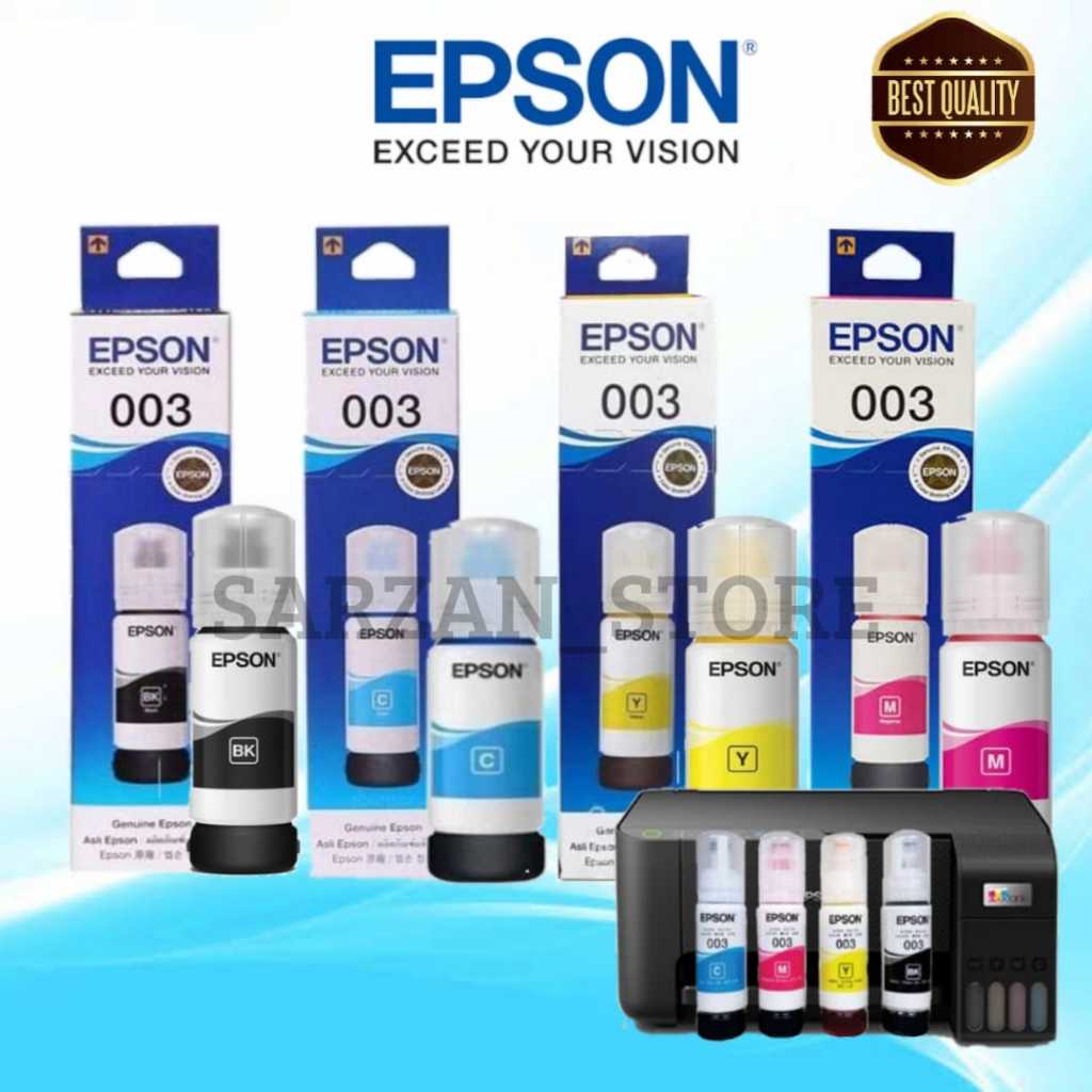 Jual Tinta Epson 003 Original 1 SET For Ink Printer L1110 L1210 L1250 ...