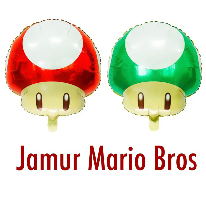 Jual BALON JAMUR MARIO BROS | Shopee Indonesia