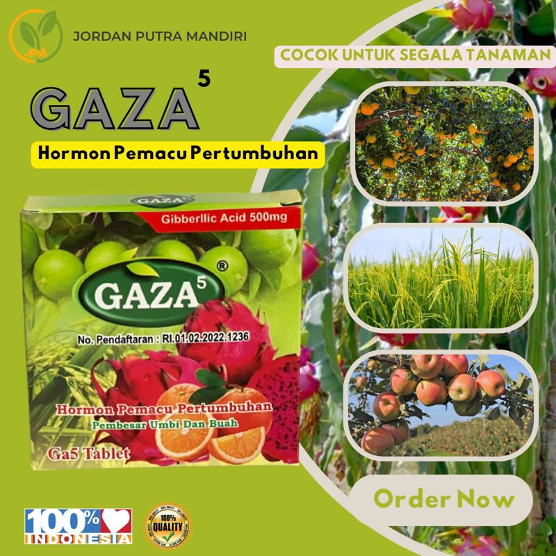 Jual GAZA 5 ZPT Pembesar Buah dan Hormon GA5 / GAZA Gibberllic Acid | Shopee Indonesia