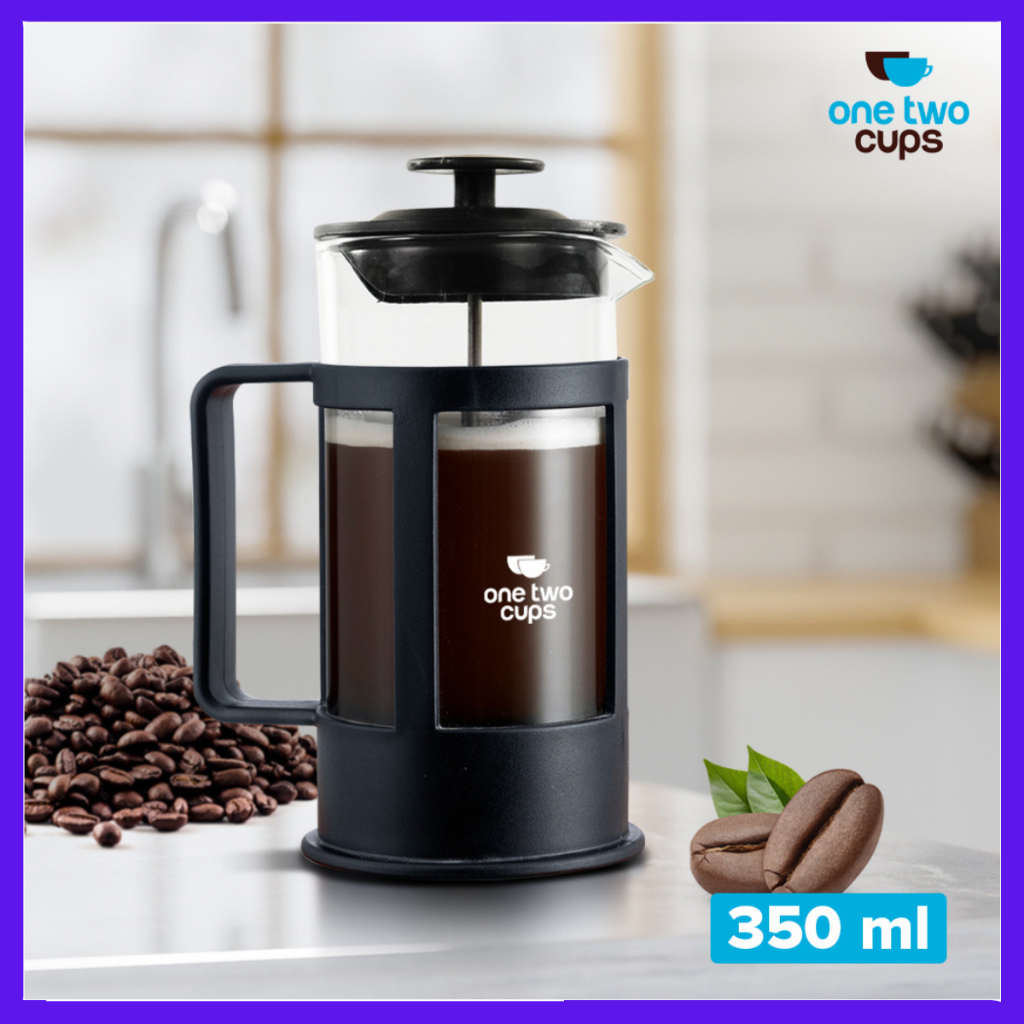 Jual One Two Cups French Press Plunger Coffee Maker Pot 350 ml FRENCH ...