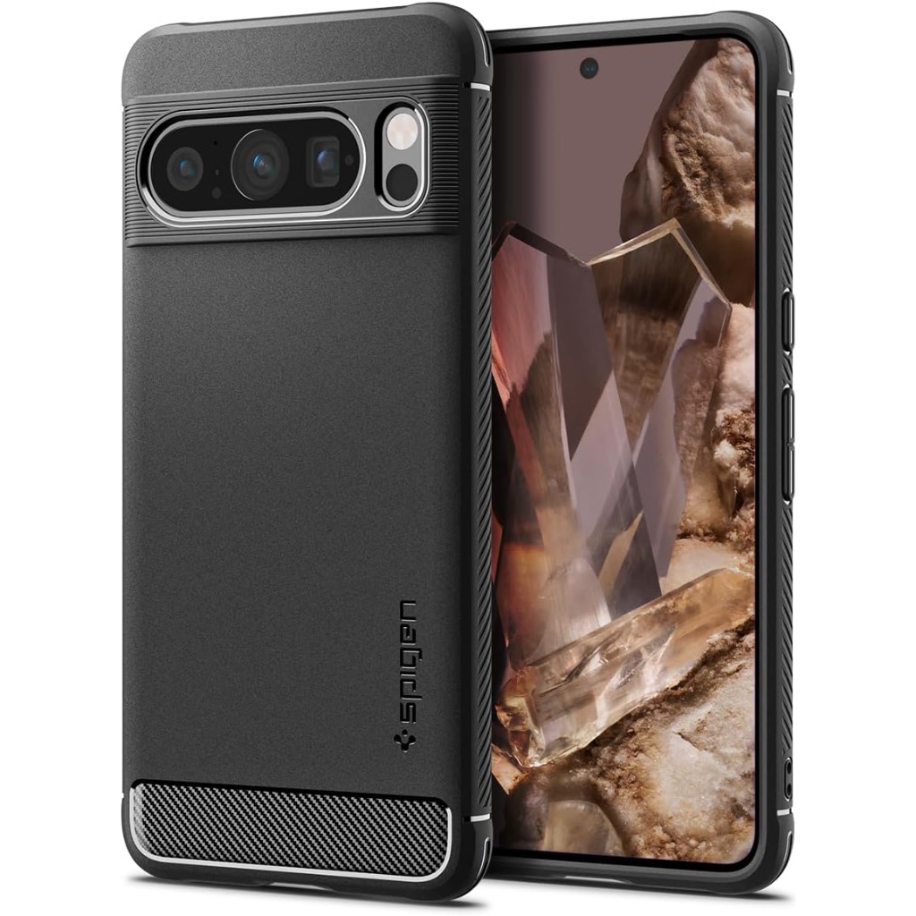 Jual Case Google Pixel 8 Pro Spigen Rugged Armor Silicone Soft Casing ...