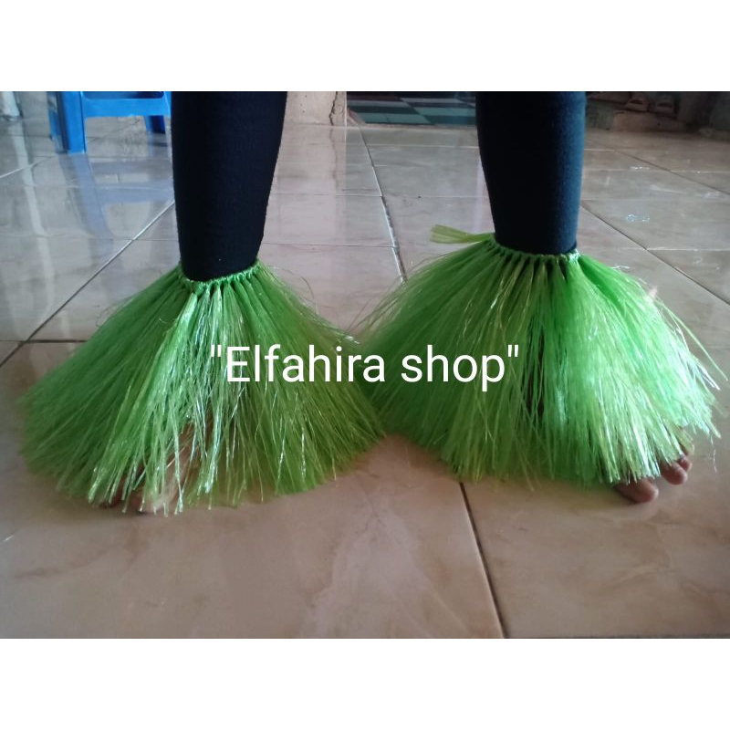Jual asesoris tangan dan kaki rumbai tali rafia perlengkapan menari ...