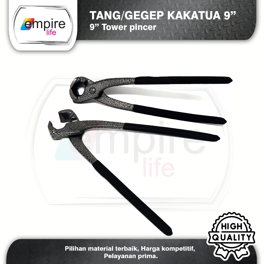 Jual Tang Gegep Kakatua Tower Pincher Kawat Baja Wanly 9 Inch | Shopee ...
