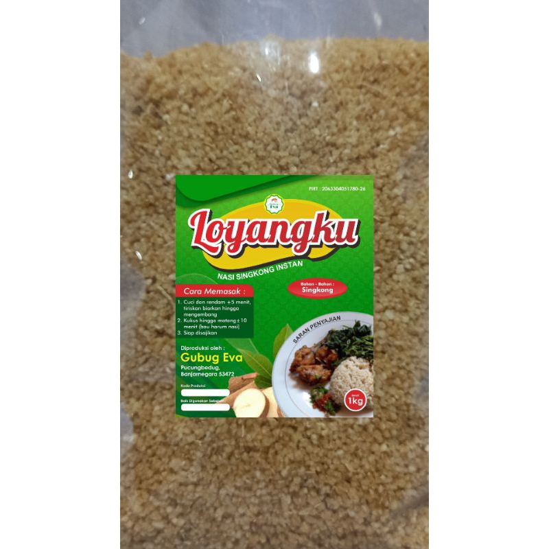 Jual Beras Singkong, Nasi Singkong Instan Loyangku, Nasi Tiwul, Intil ...