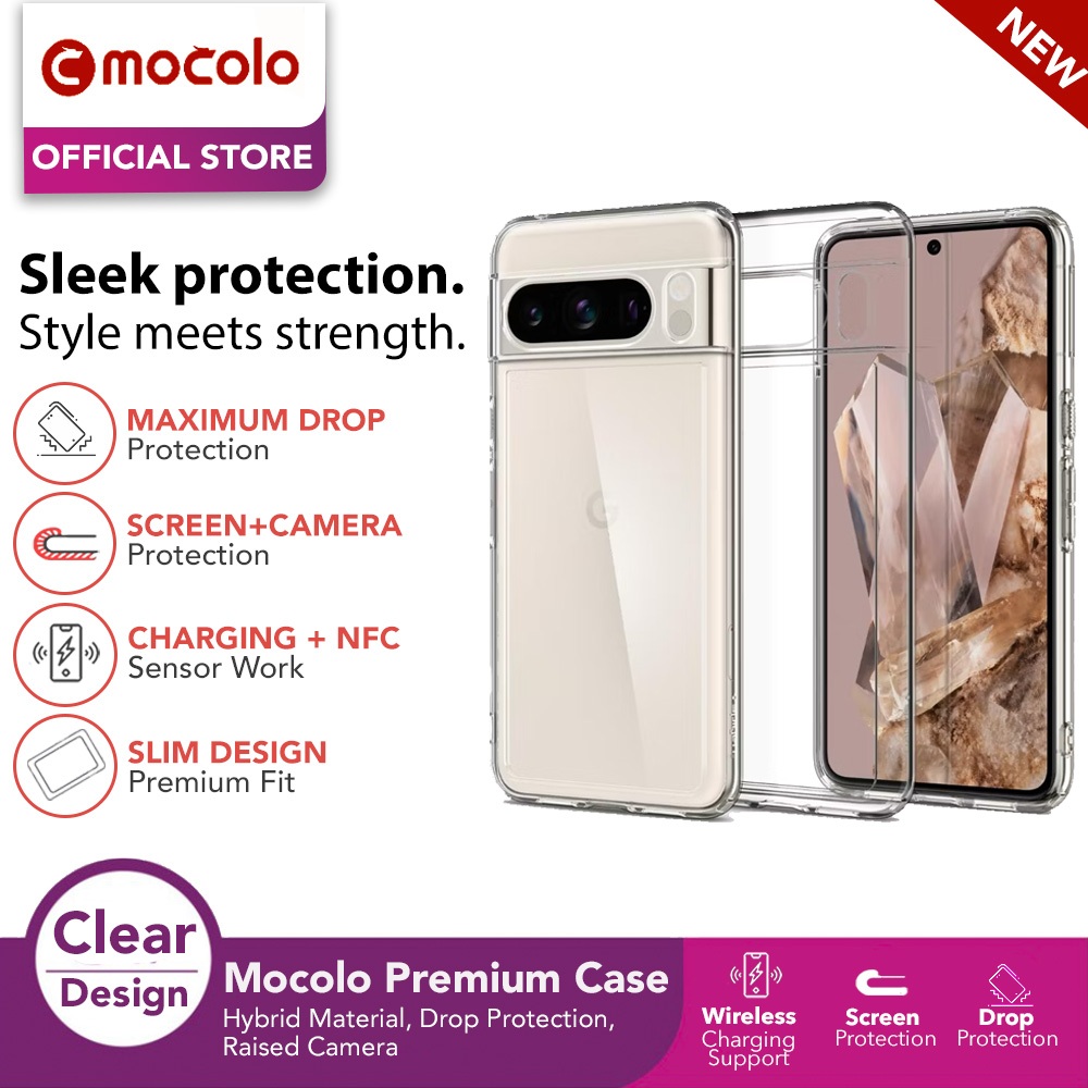Jual Mocolo PREMIUM Clear Case Google Pixel 8 Pro / Pixel 8 - Casing ...
