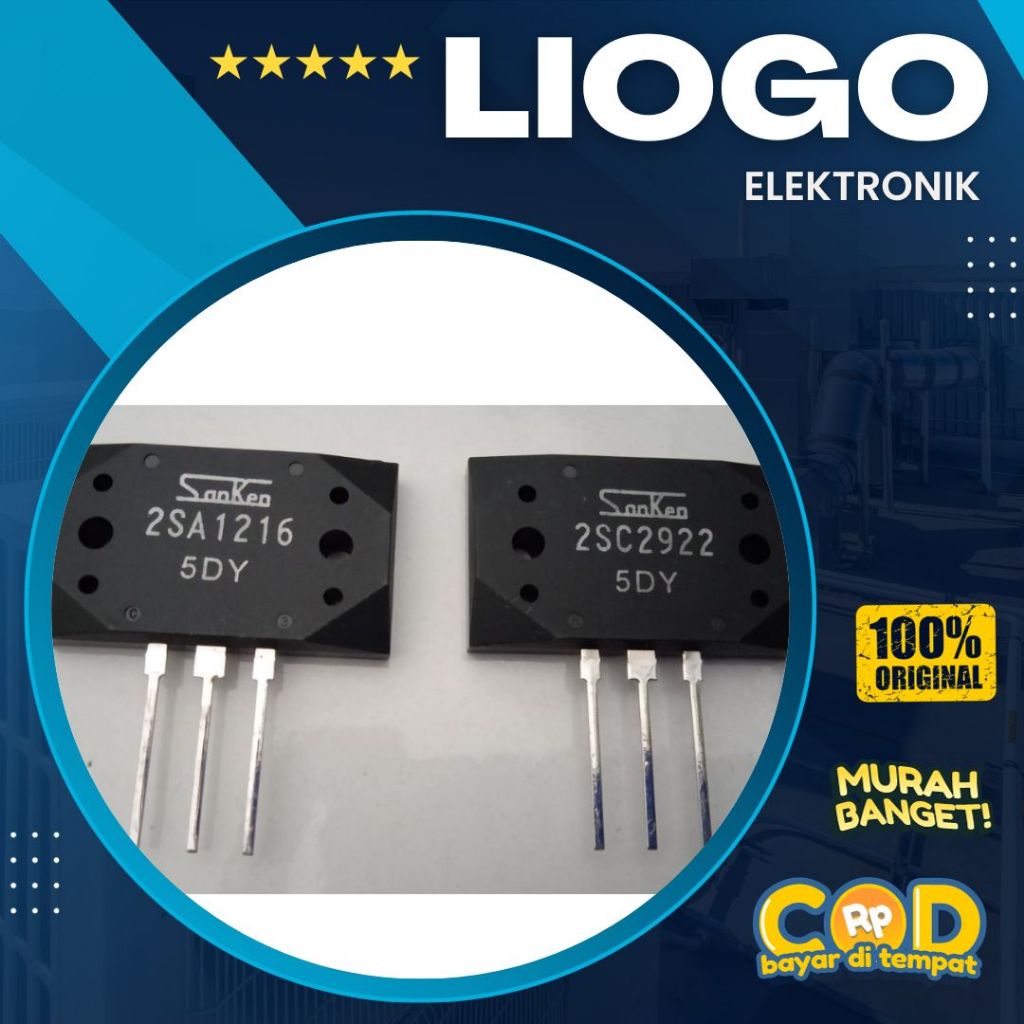Jual Transistor SANKEN 5DY 2SA1216 2SC2922 / A1216 C2922 Original Japan | Shopee Indonesia