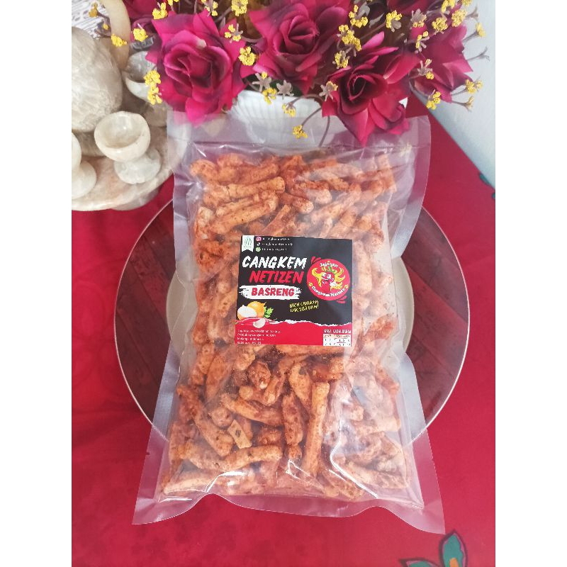 Jual Basreng Cikruh 1kg Pedas daun jeruk GRATIS EMAS | harga grosir ...