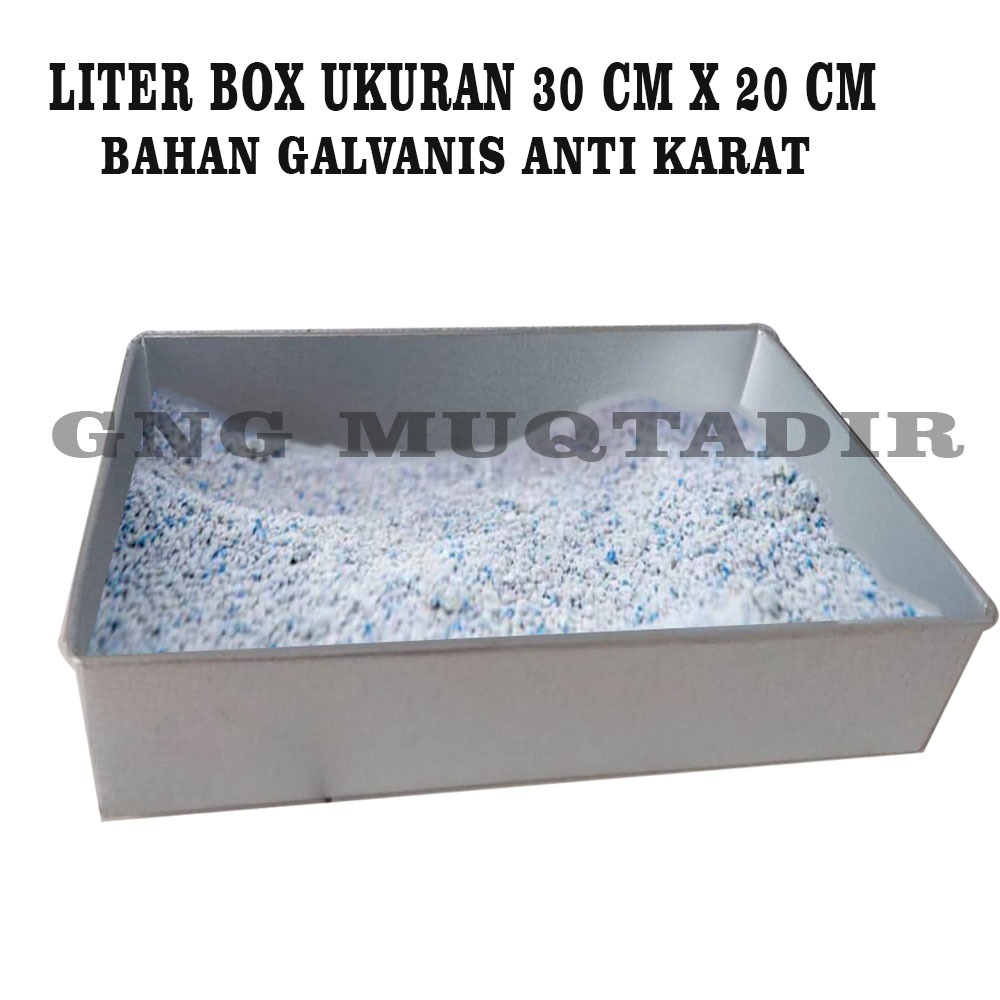 Jual liter box tempat pasir pup kucing bahan galvanis anti karat ...