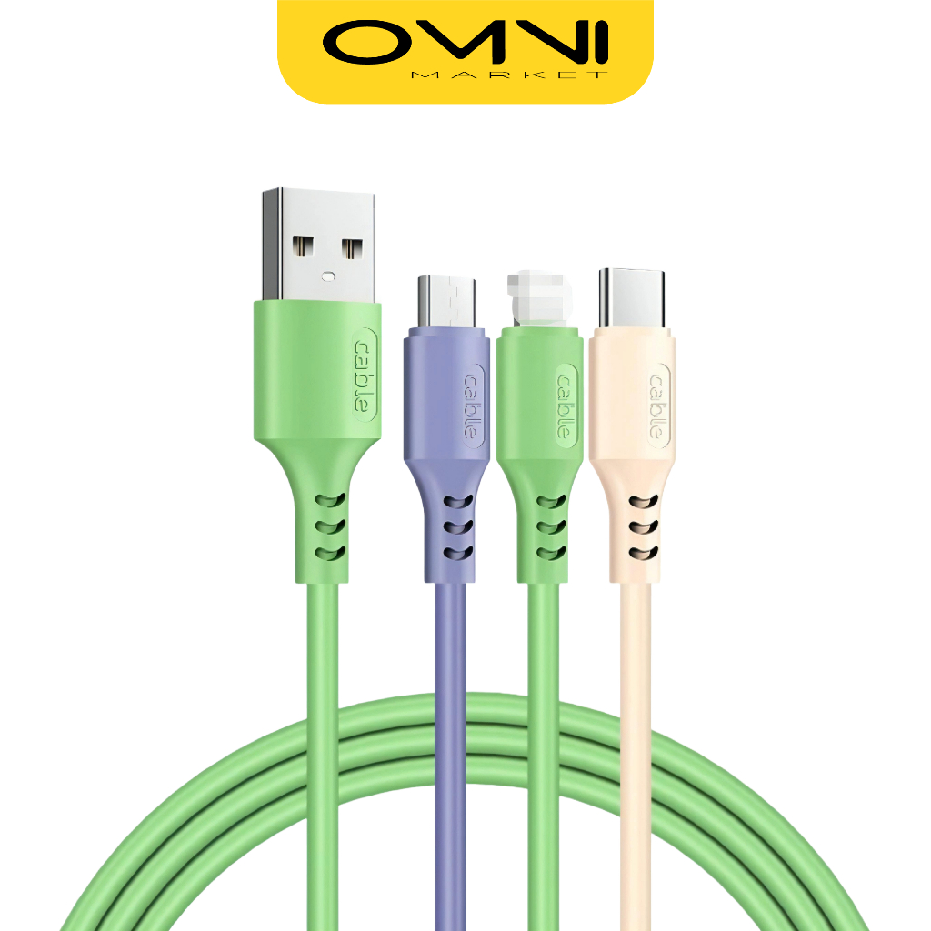 Jual KABEL DATA TYPE C MACARON / CABLE MACARON TYPE C MICRO USB ...