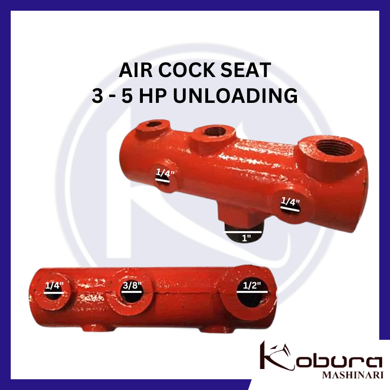 Jual Air Cock Seat 3 - 5 Hp Unloading Terminal Dudukan Kran Kompressor Angin Unloading SHARK ...