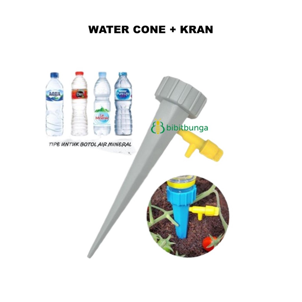 Jual Drip Tetes Botol Water Cone Irigasi Tanaman Kran Keran Otomatis ...