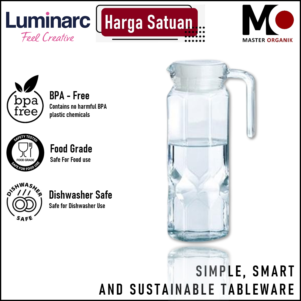Jual Luminarc Octime Pitcher Teko | Octime Jug 1,1L | Teko Pitcher Kaca ...