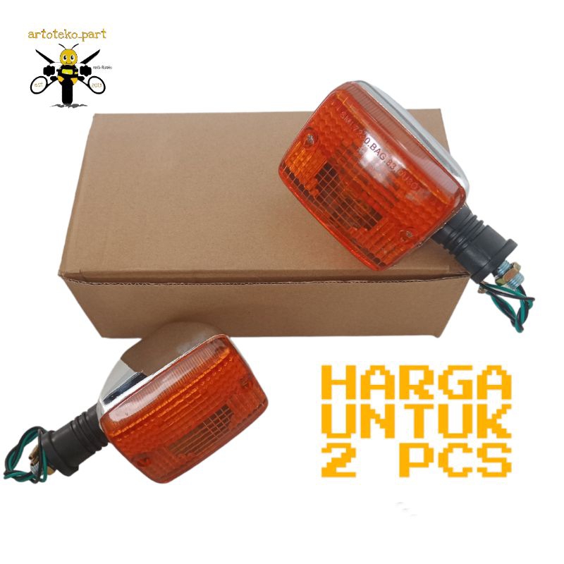 Jual LAMPU SEIN SEN RETENG RETING RITING KAWASAKI BINTER BHINTER MERZY ...