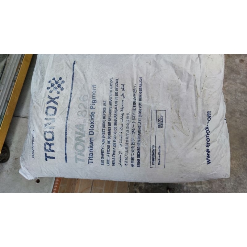 Jual Titanium Dioxide Tronox Tiona 826 @1kg ( u/ Cat Tembok ...