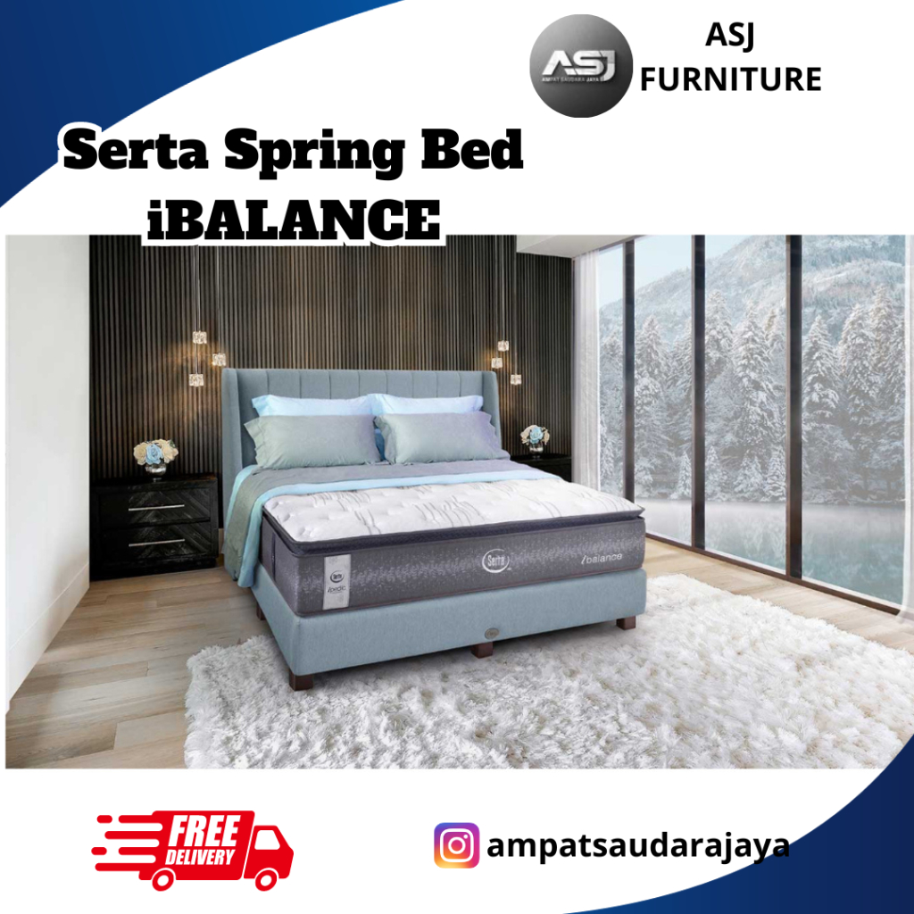 Jual Serta Mattress Springbed iBalance (Mattress Only) | Shopee Indonesia